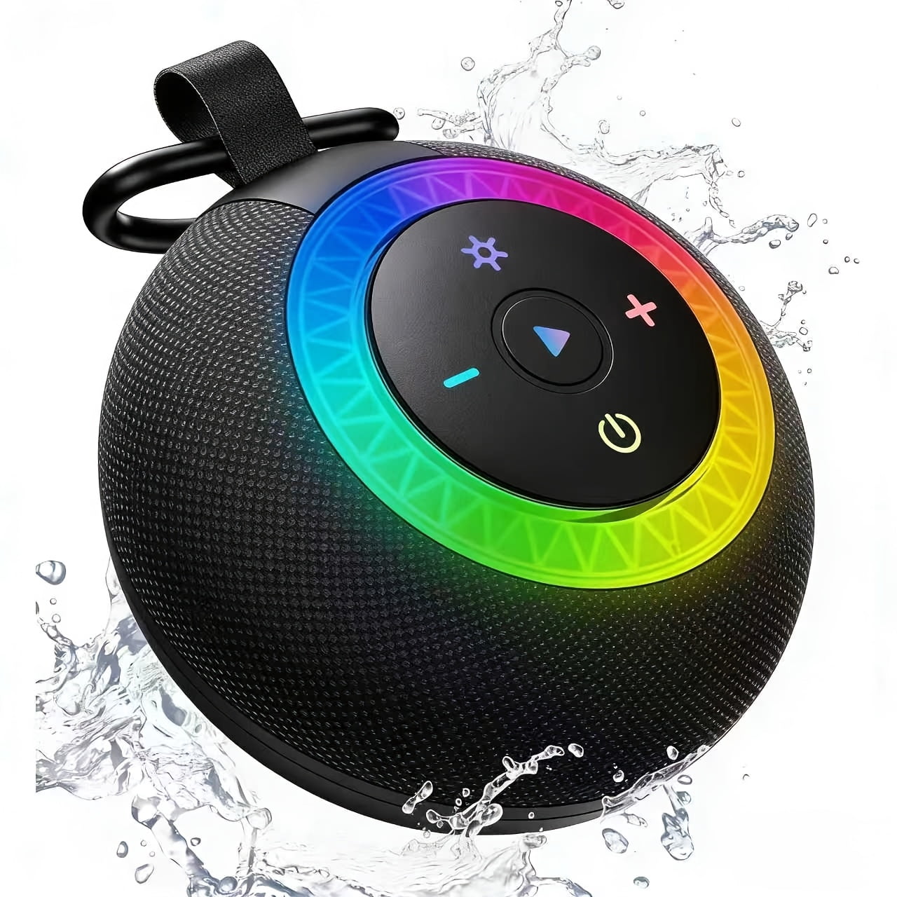 Shower Speaker BT Portable: 360° Surround Sound, IPX7 Suction Cup ...
