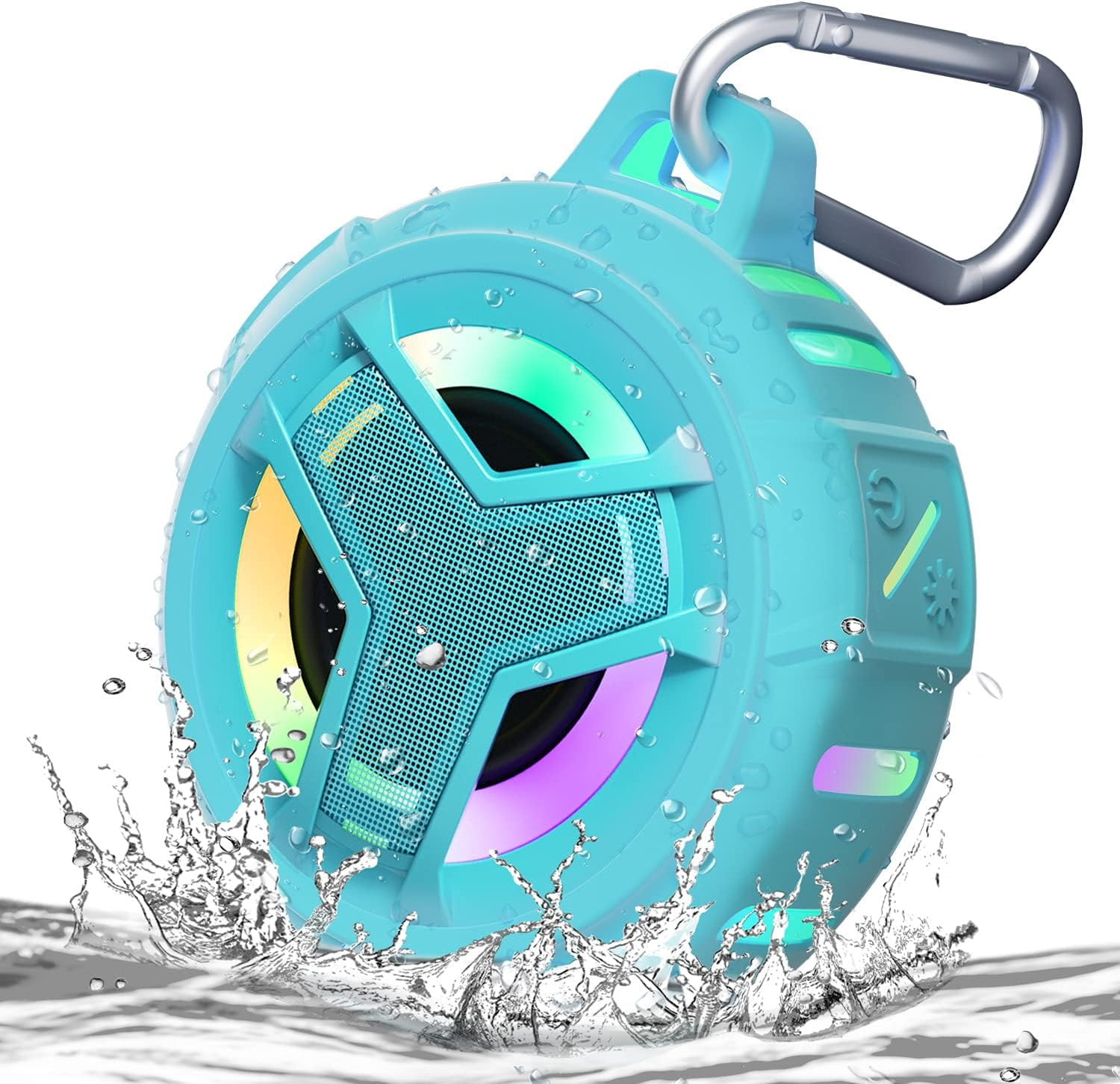 Shower Speaker, IPX7 Floating Portable Small Speakers, 24H Playtime ...