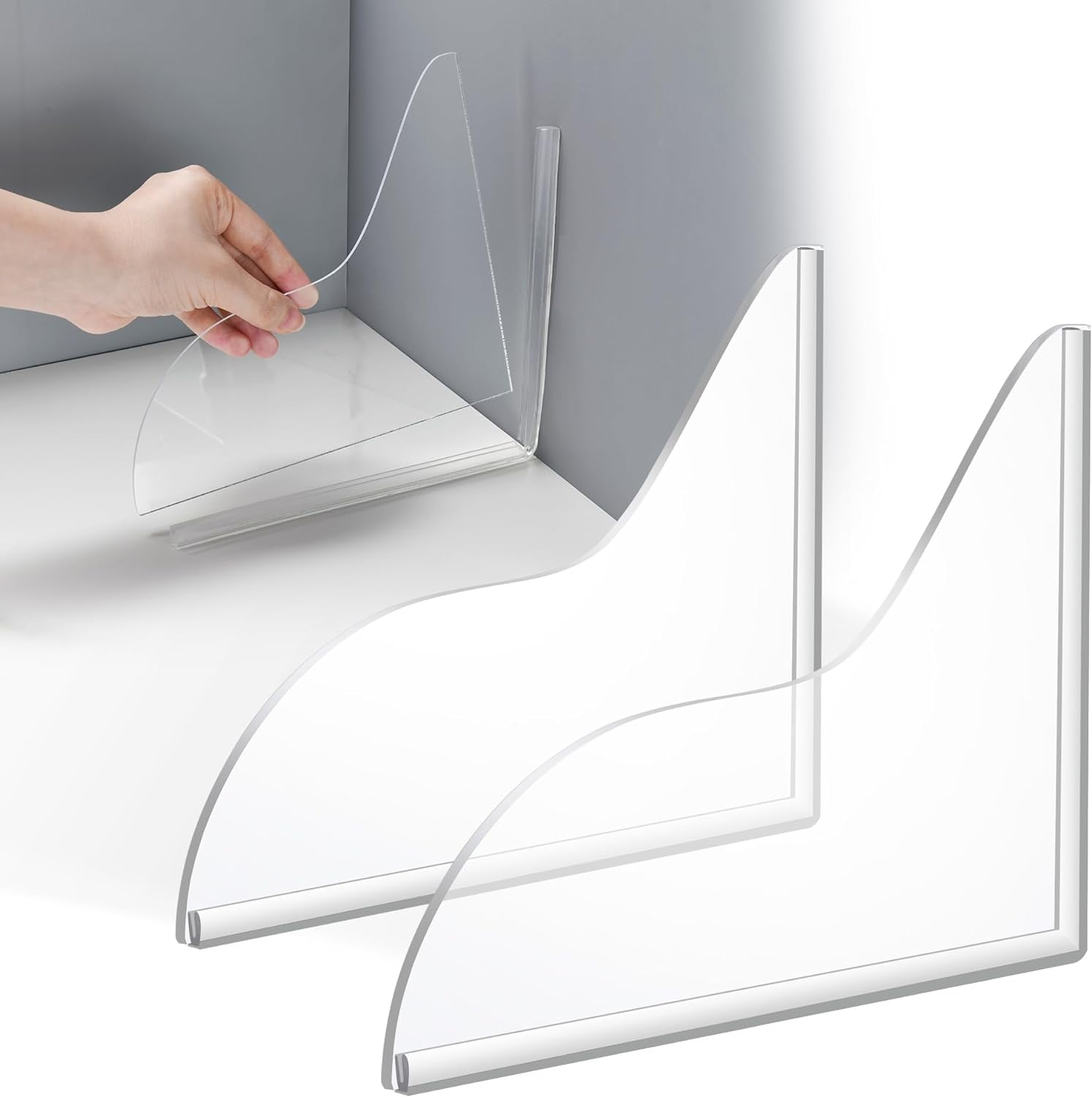 Shower Splash Guard, 2 Pack Bathtub Shower Water Splash Guards Silicone ...