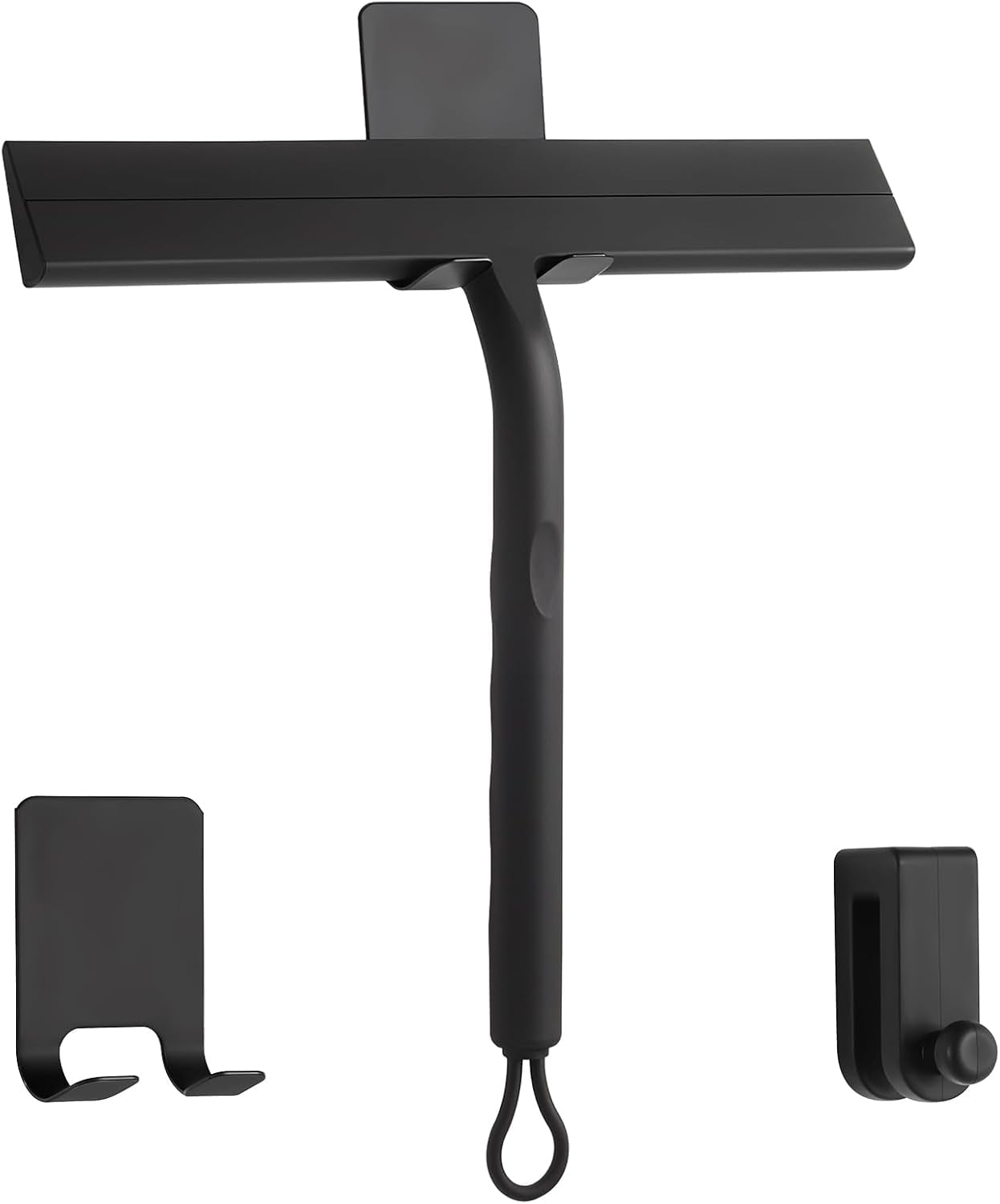 Shower Squeegee for Glass Doors, 8.5" Slicone Squeegee for Shower Glass ...