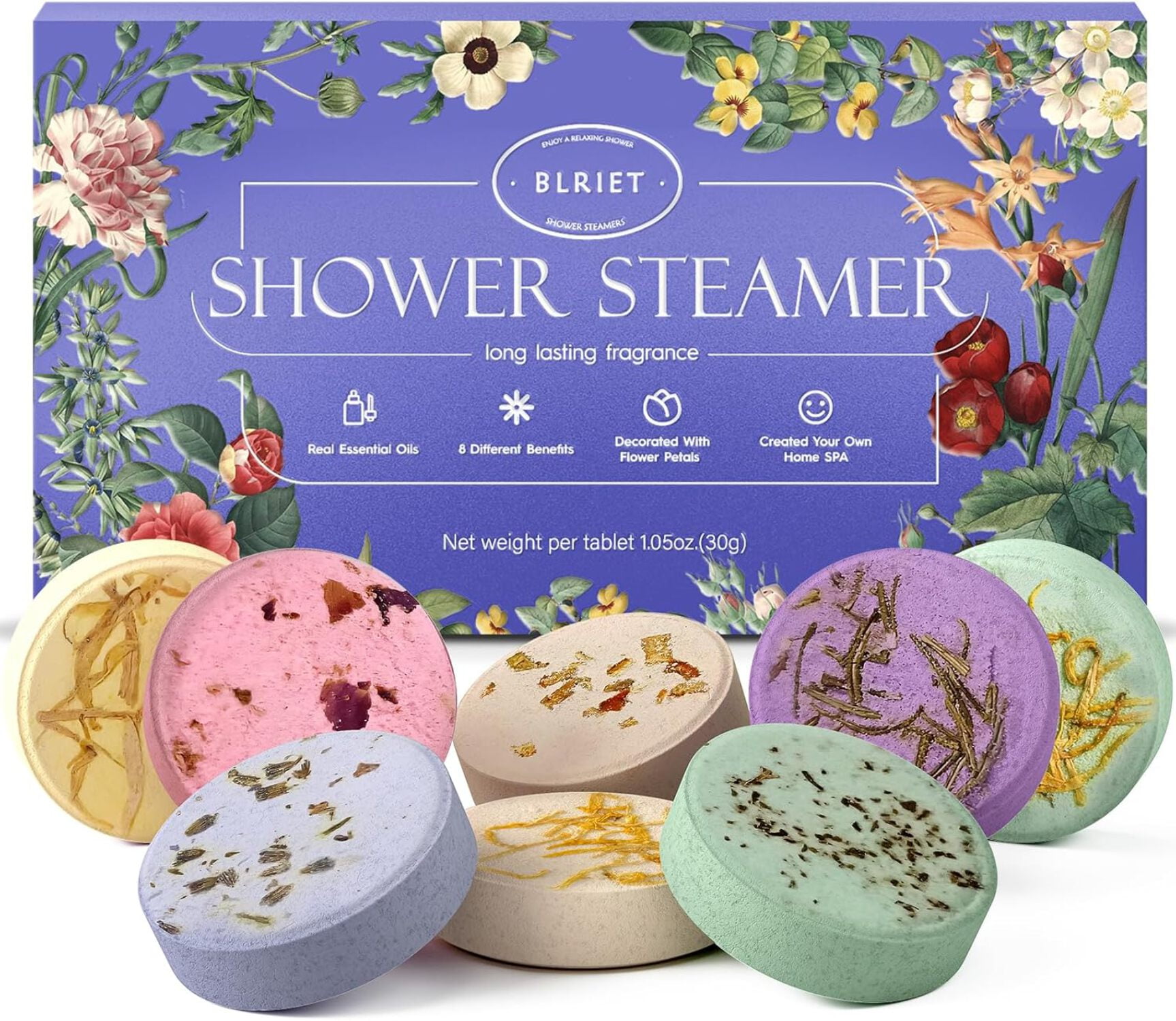 Shower Steamers Aromatherapy 8 Pack Gifts for Women, Men, Mom, Teen ...