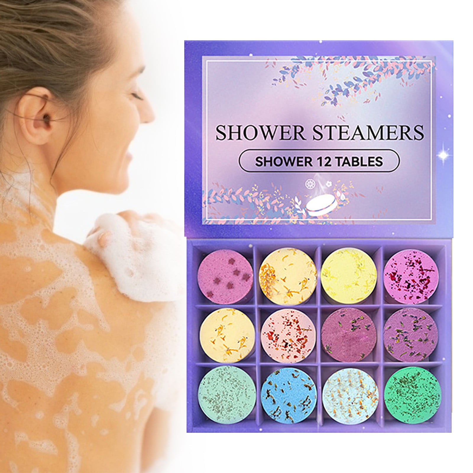 Shower Steamers Aromatherapy Stocking Stuffers 8 Scents, Christmas Gifts for Women Elegant ...