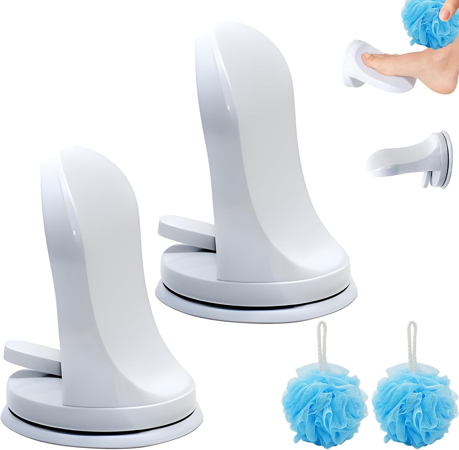Shower Step - Shower Foot Rest for Shaving Legs, No-Hole Design, Strong ...