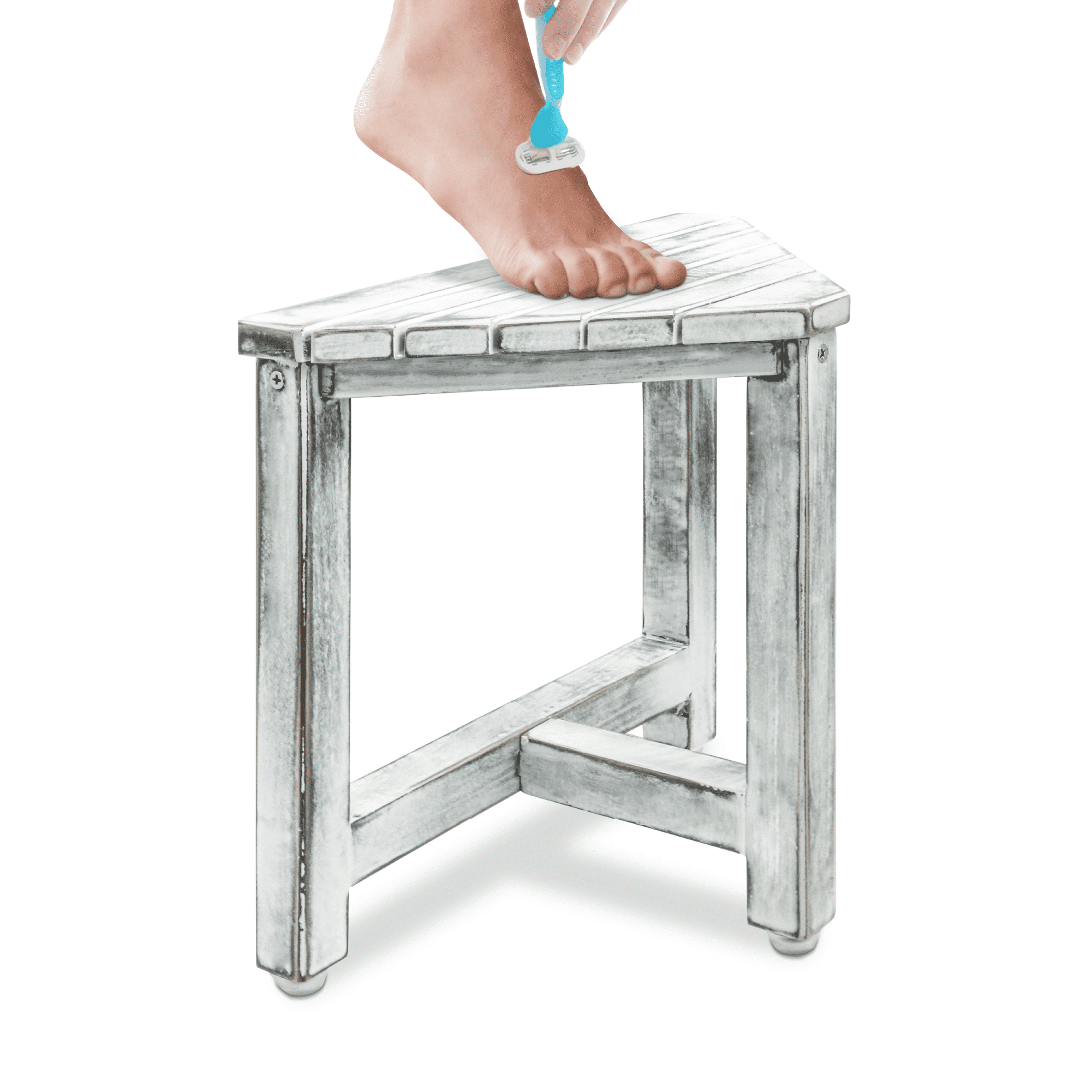 Shower Stool for Shaving Legs, Shower Foot Rest 12 in, Shower Seat for ...