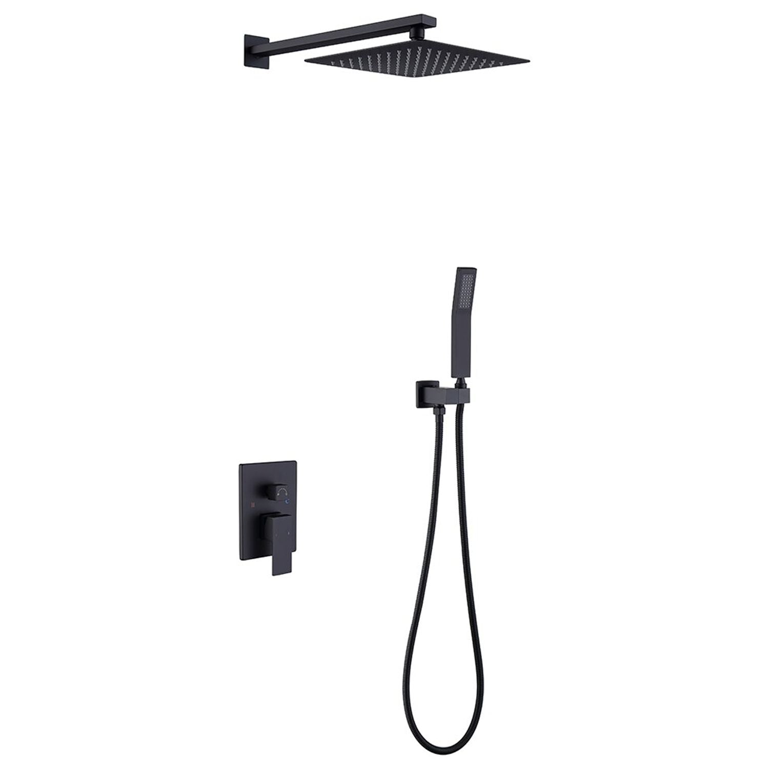 Shower System Shower Faucet and handheld shower faucet Matte Black ...