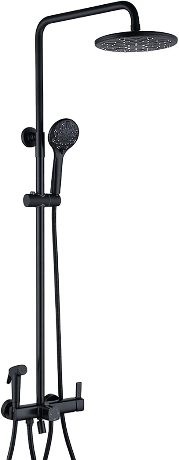 Shower System with Shower Head, Shower Combo Set Wall Mount Shower ...