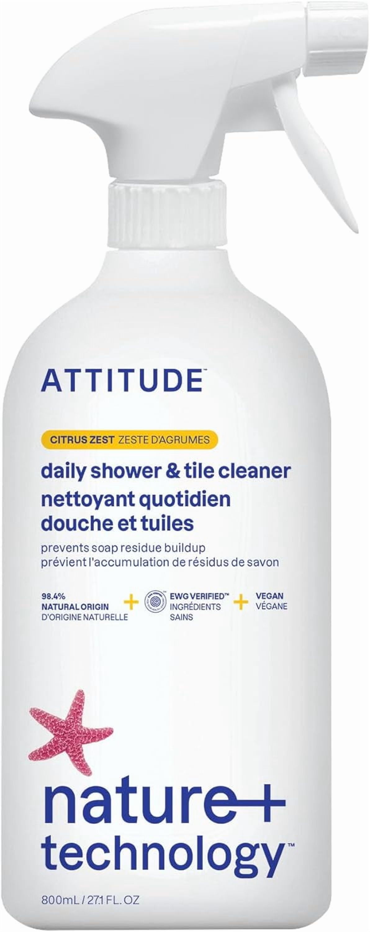 Shower & Tile Cleaner, EWG Verified, Plant-Based & Vegan Bathroom Spray ...