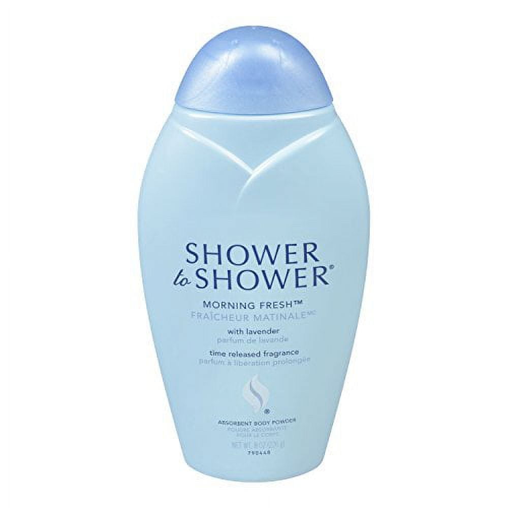Shower To Shower Absorbent Body Powder, Morning Fresh, 8 Ounce 8 Ounce ...