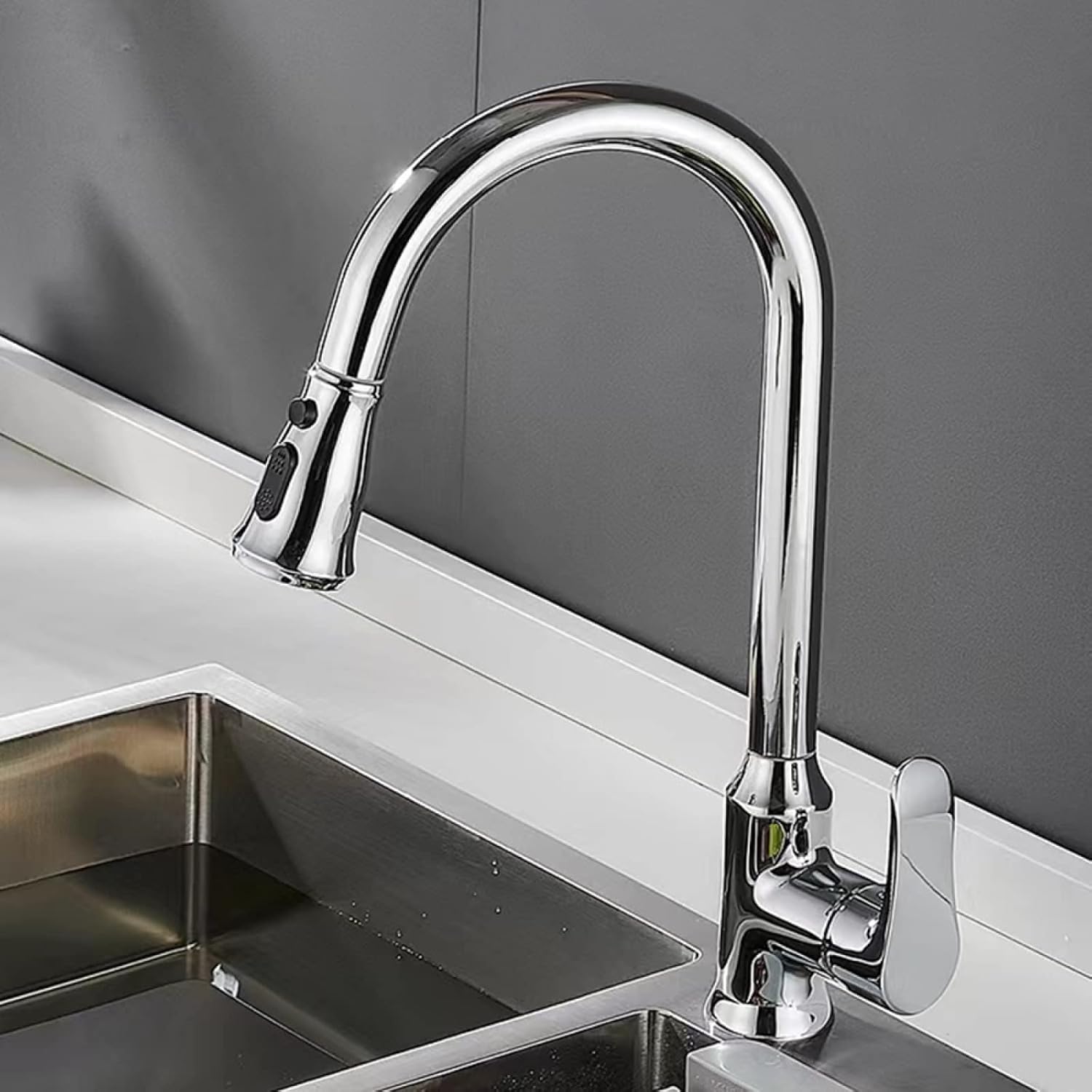 Shower Unit, Pull-Out Sprayer Kitchen Faucets,Kitchen Sink Faucet 2 ...