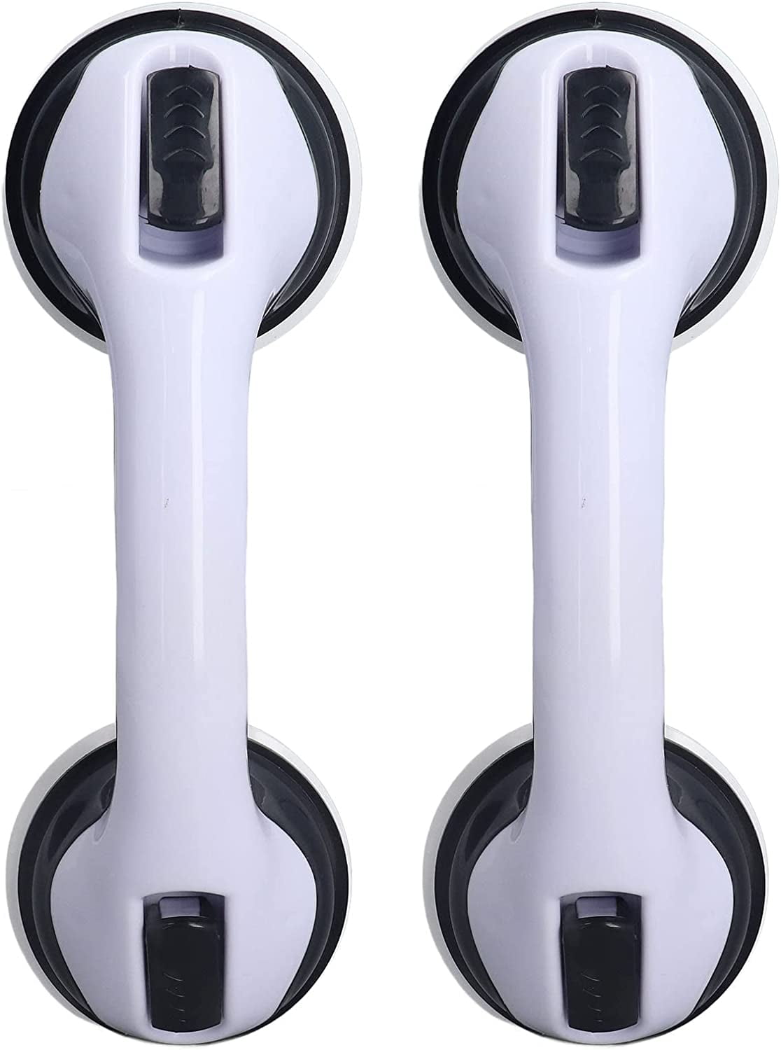 Shower Wall Grab Bar, Dual Locking Suction Cups and Wide Handle, Shower ...