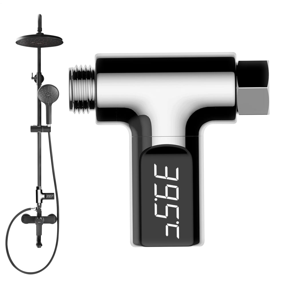 Shower Water Temperature Monitor Water Temperature LED Digital Display ...