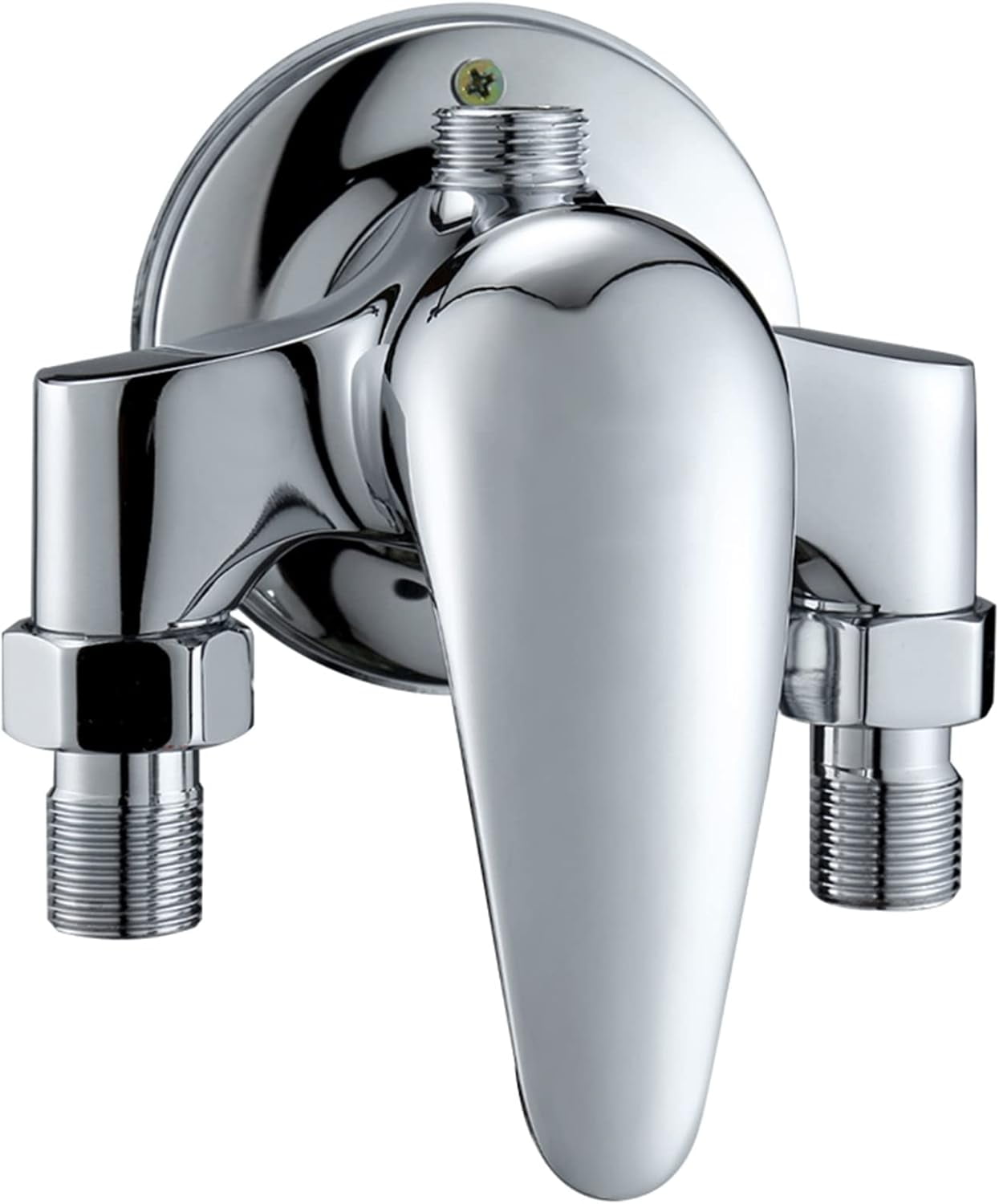 Shower diverter Hot And Cold Tee Mixing Valve, Brass shower head diverter with handheld mount ...