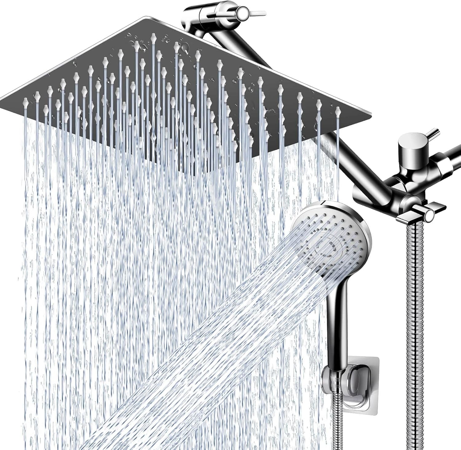Shower nozzle combination, 10 inch high-pressure deluge shower nozzle ...