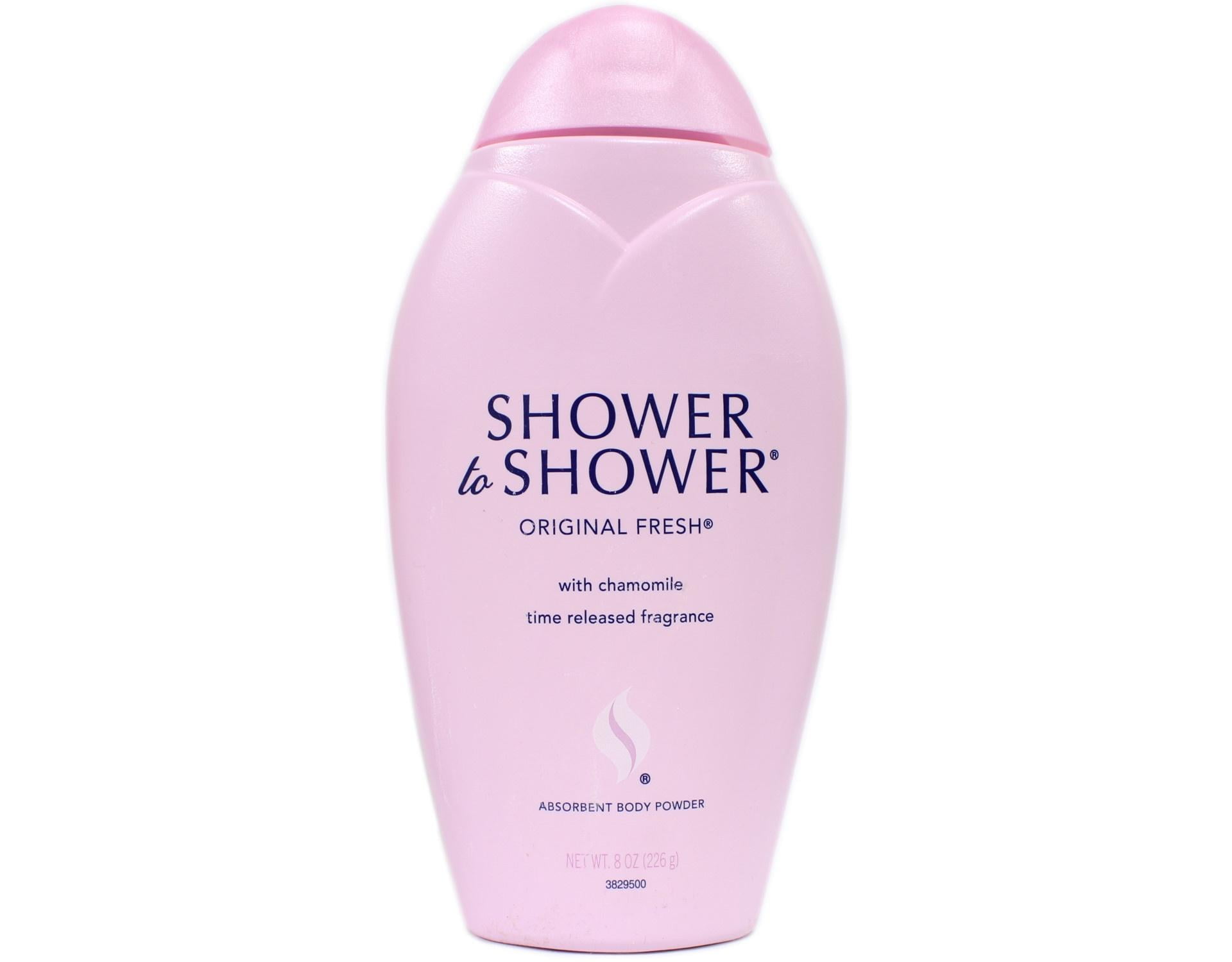 Shower to Shower Absorbent Body Powder, Original Fresh with Chamomile ...