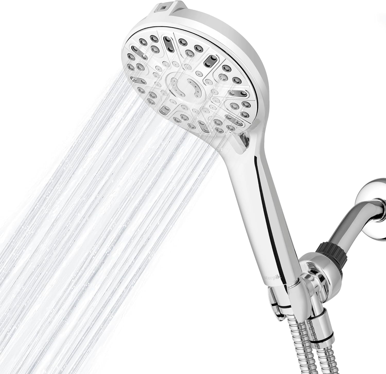 ShowerClean Pro Hand Held Shower Head High Pressure Rinser With Built ...