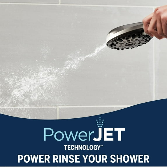 ShowerClean Pro Hand Held Shower Head High Pressure Rinser With Built ...