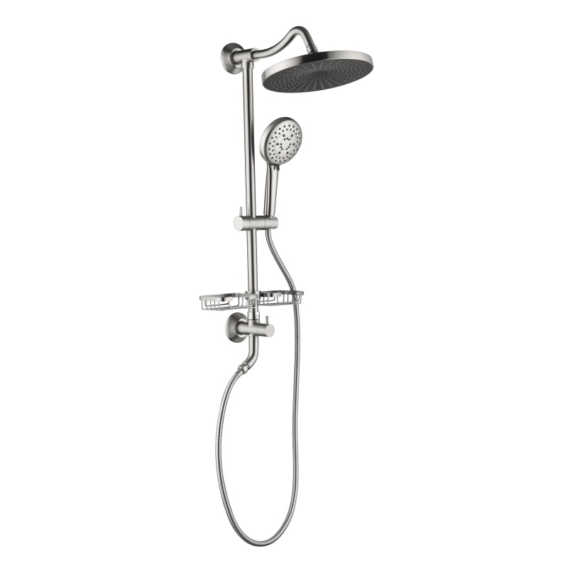 ShowerSpas Shower System, with 10" Rain Showerhead, 4-Function Hand ...