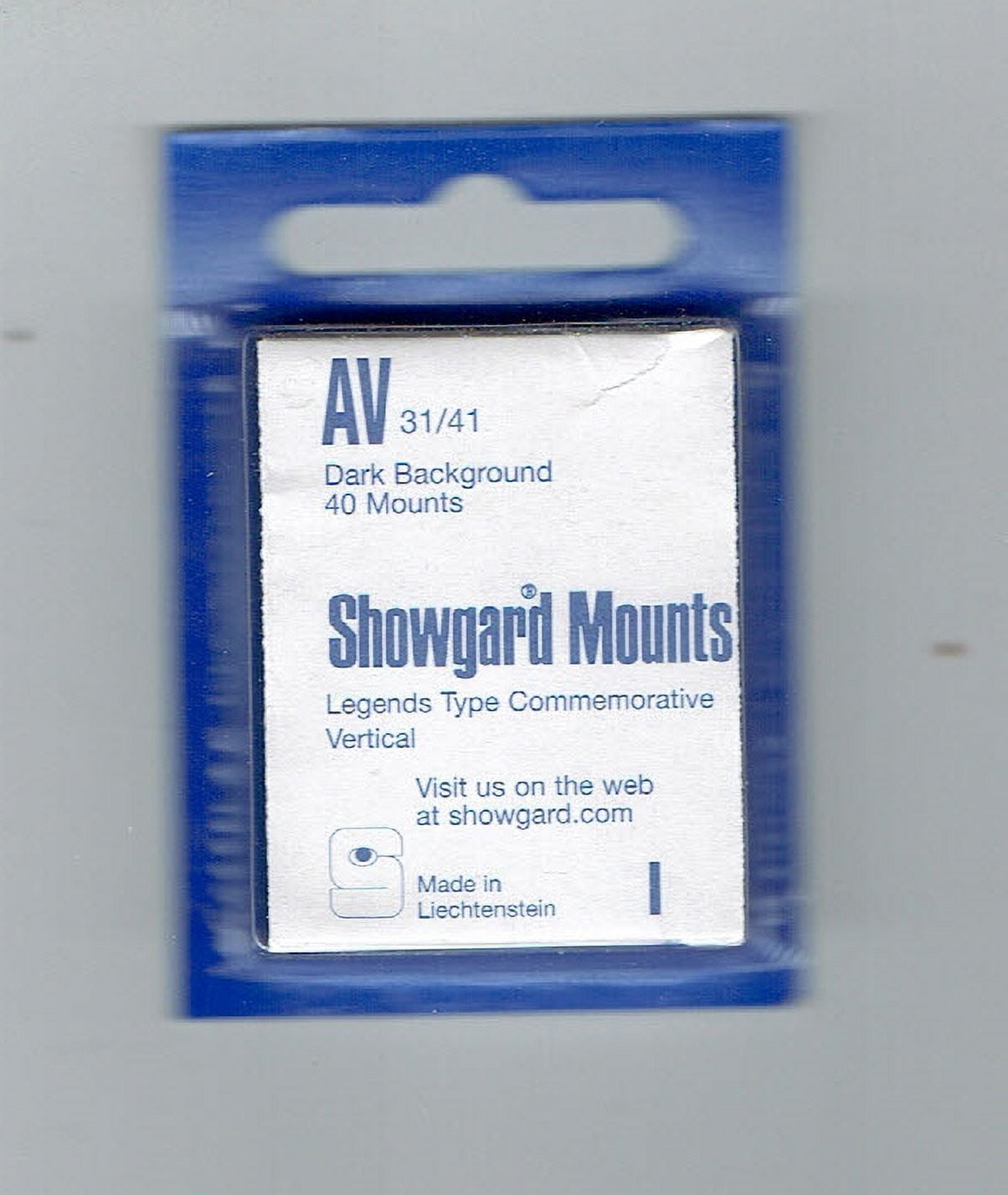 Showgard Stamp Mounts Size AV Black - Walmart.com