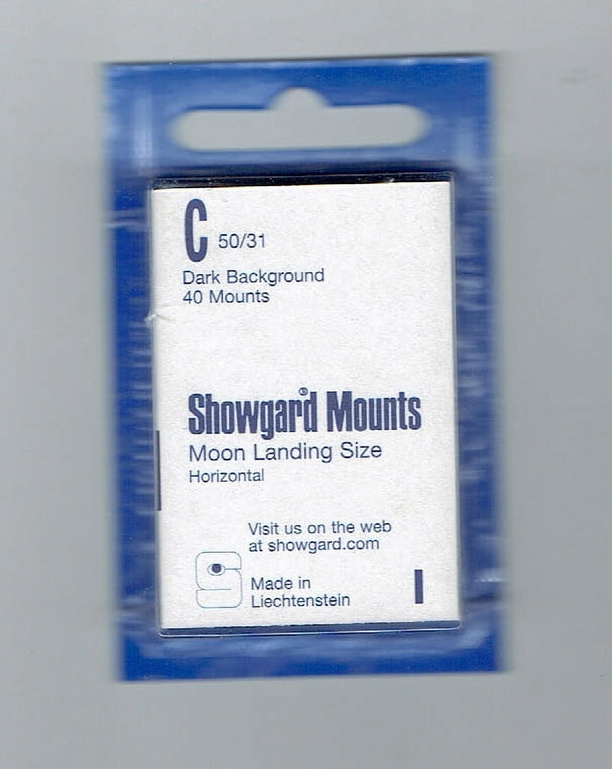 Showgard Stamp Mounts Size C Black - Walmart.com