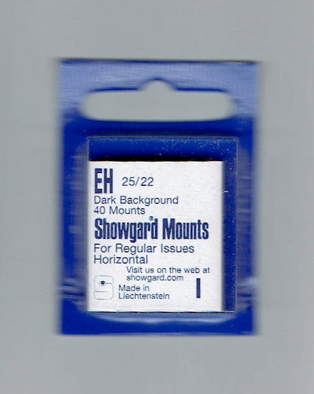 Showgard Stamp Mounts Size EH Black - Walmart.com