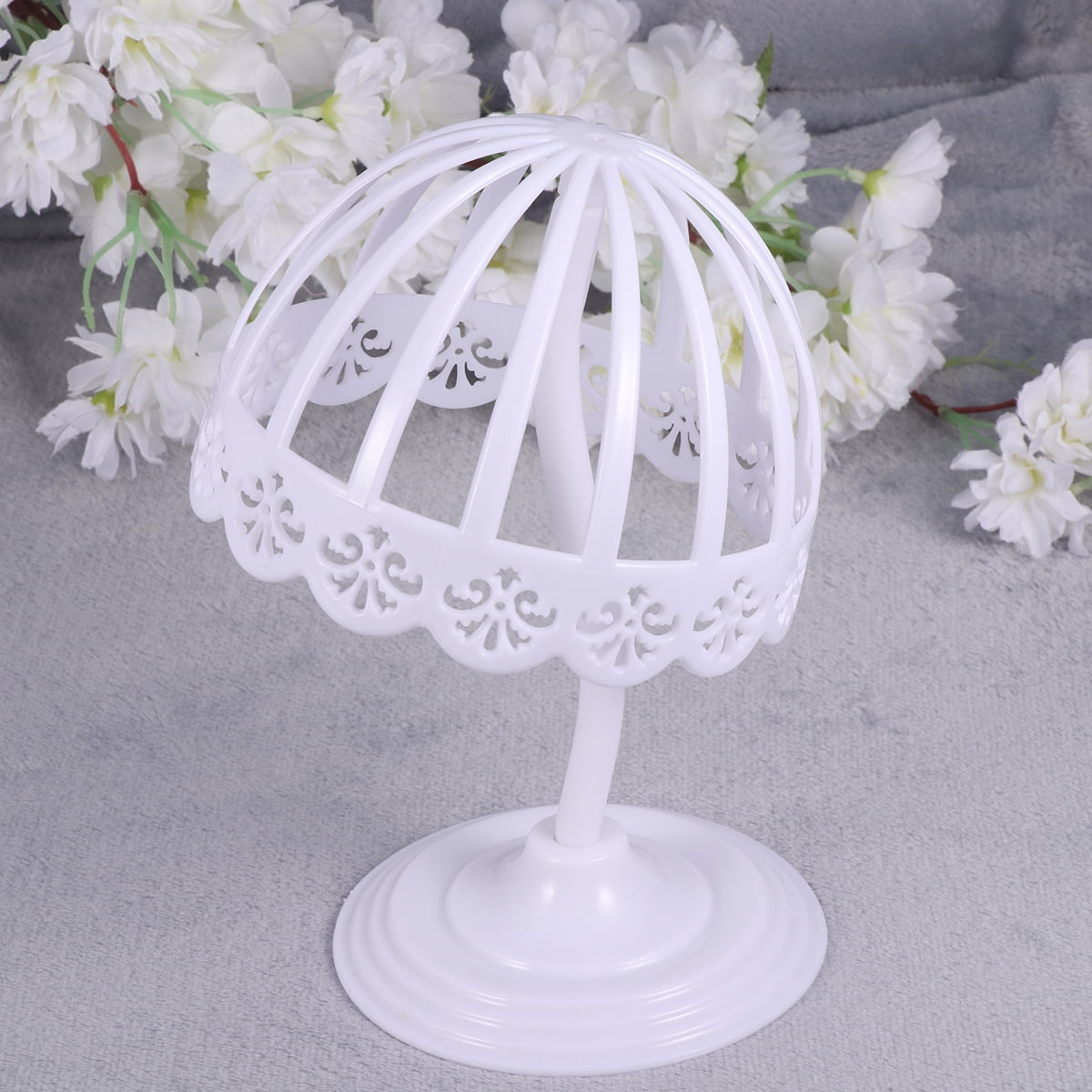 Supvox 2Pcs White Plastic Hat Display Holder Elegant Design for Clothes ...