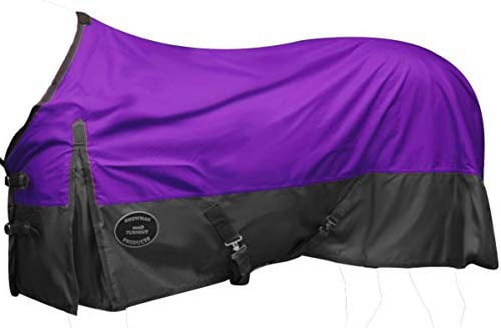 Showman 1200 Denier Ripstop Nylon Turnout Waterproof Horse Sheet (Purple, 70") - Walmart.com