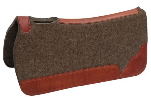 Showman 32" x 32" Mohair Wool Felt Saddle Pad - Walmart.com