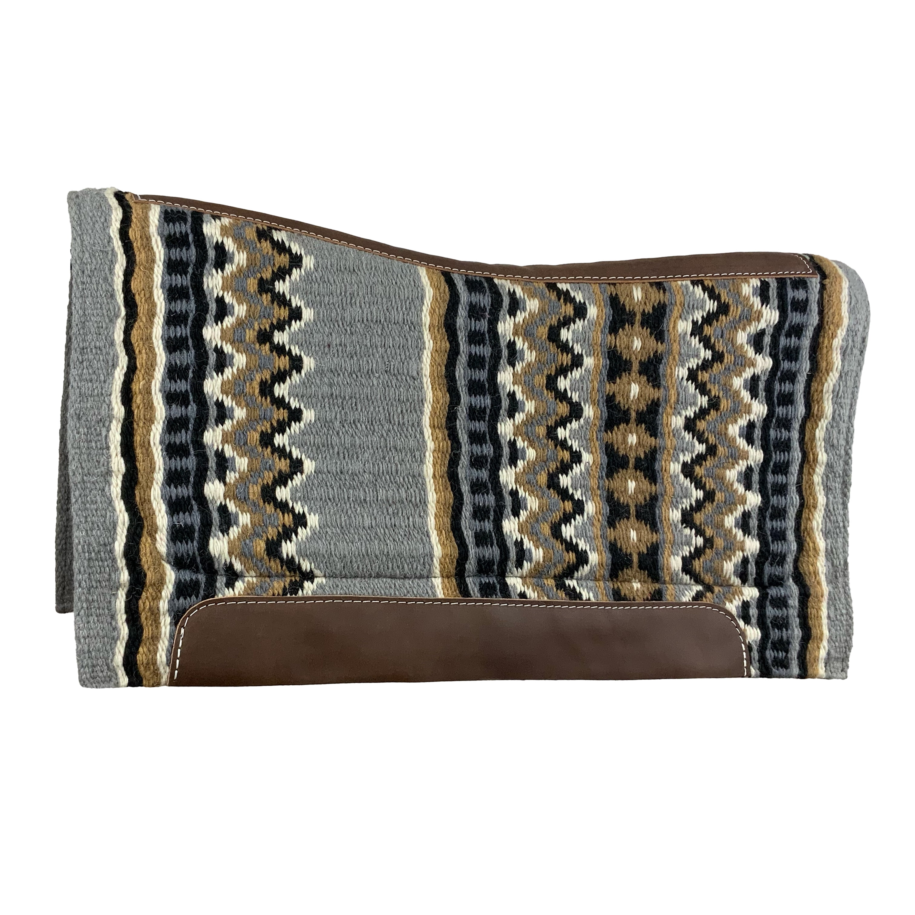 Showman 36" x 34" Southwest Wool Top Contoured Memory Felt Bottom ...