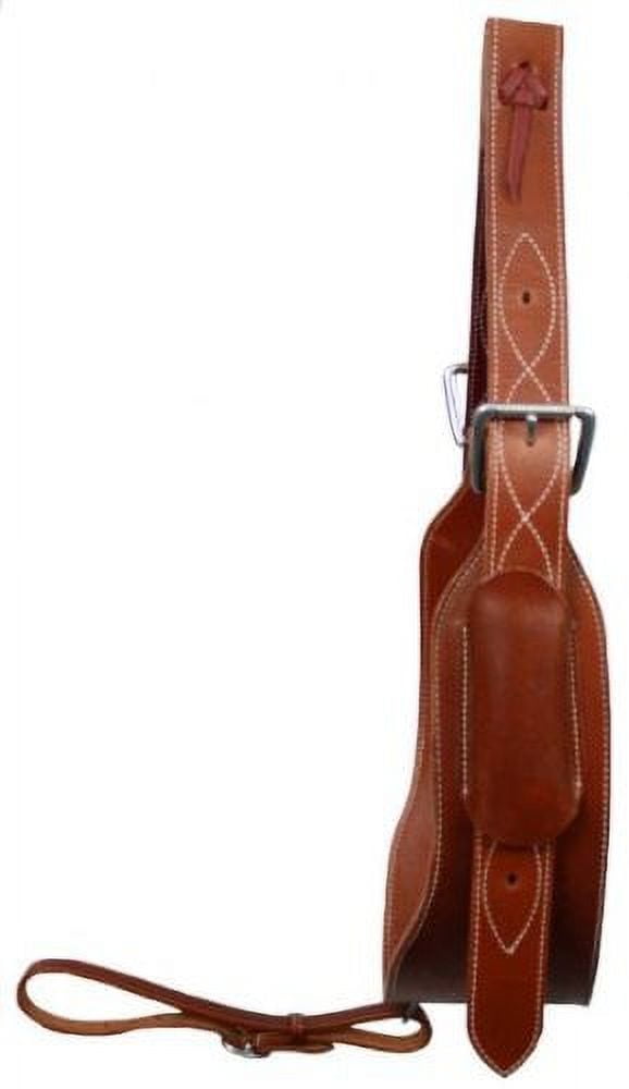 Showman 5" Wide Heavy Duty Premium Leather Back Cinch - Walmart.com