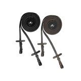 Showman 54" Rubber English Reins (Black) - Walmart.com