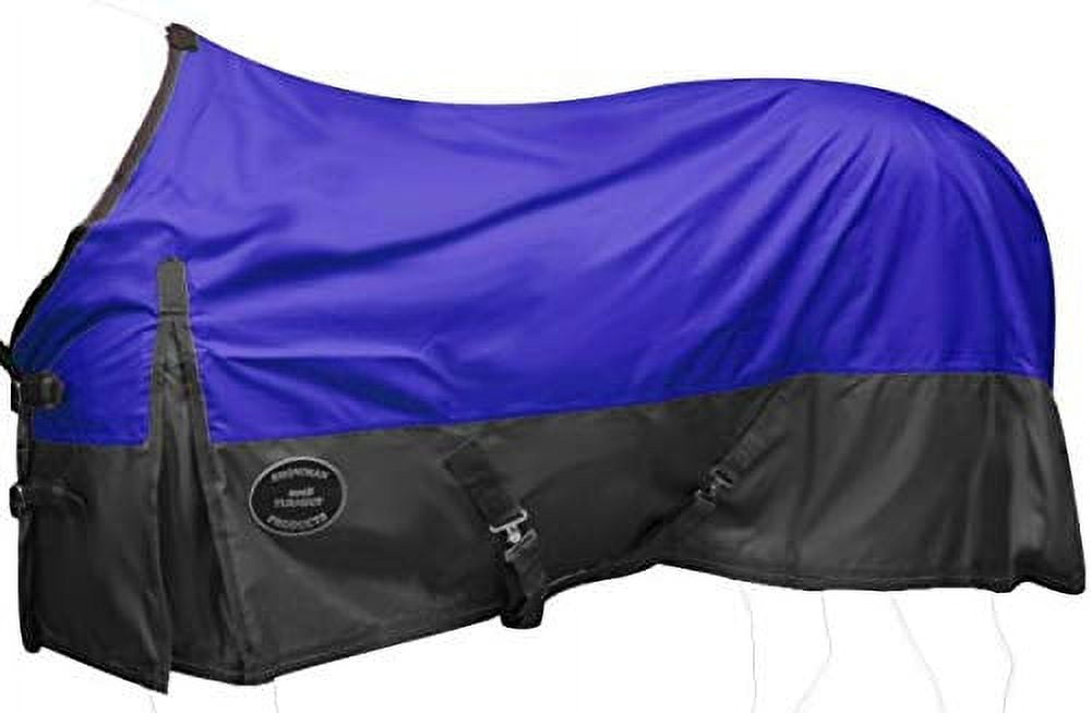 Showman 600 Denier Ripstop Nylon Turnout Waterproof Horse Sheet (Blue ...