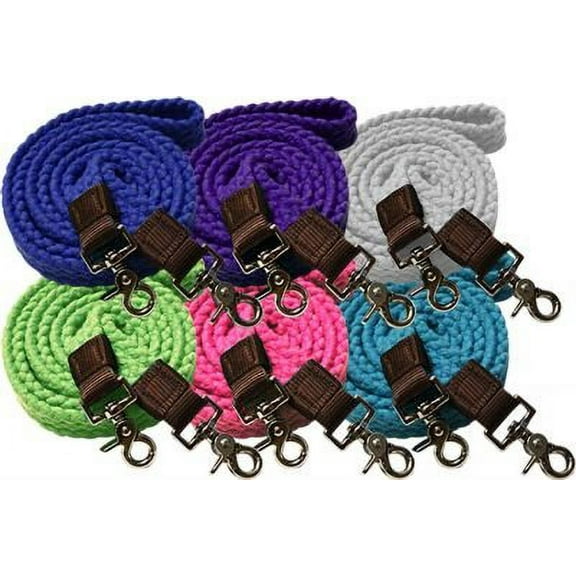 Showman 25' Flat Cotton Web Lunge Line w/ Brass Chain - Walmart.com
