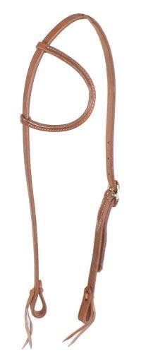 Showman Argentina Cow Harness Leather Single Ear Headstall - Walmart.com