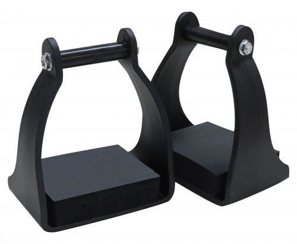 Showman Black Endurance Stirrups - Walmart.com