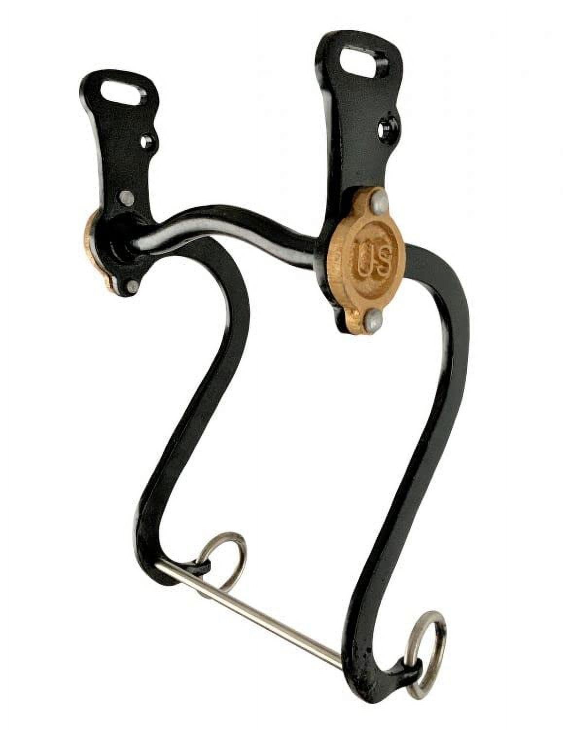 Showman Black Steel Cavalry Style Bit w/ Port Mouth - Walmart.com