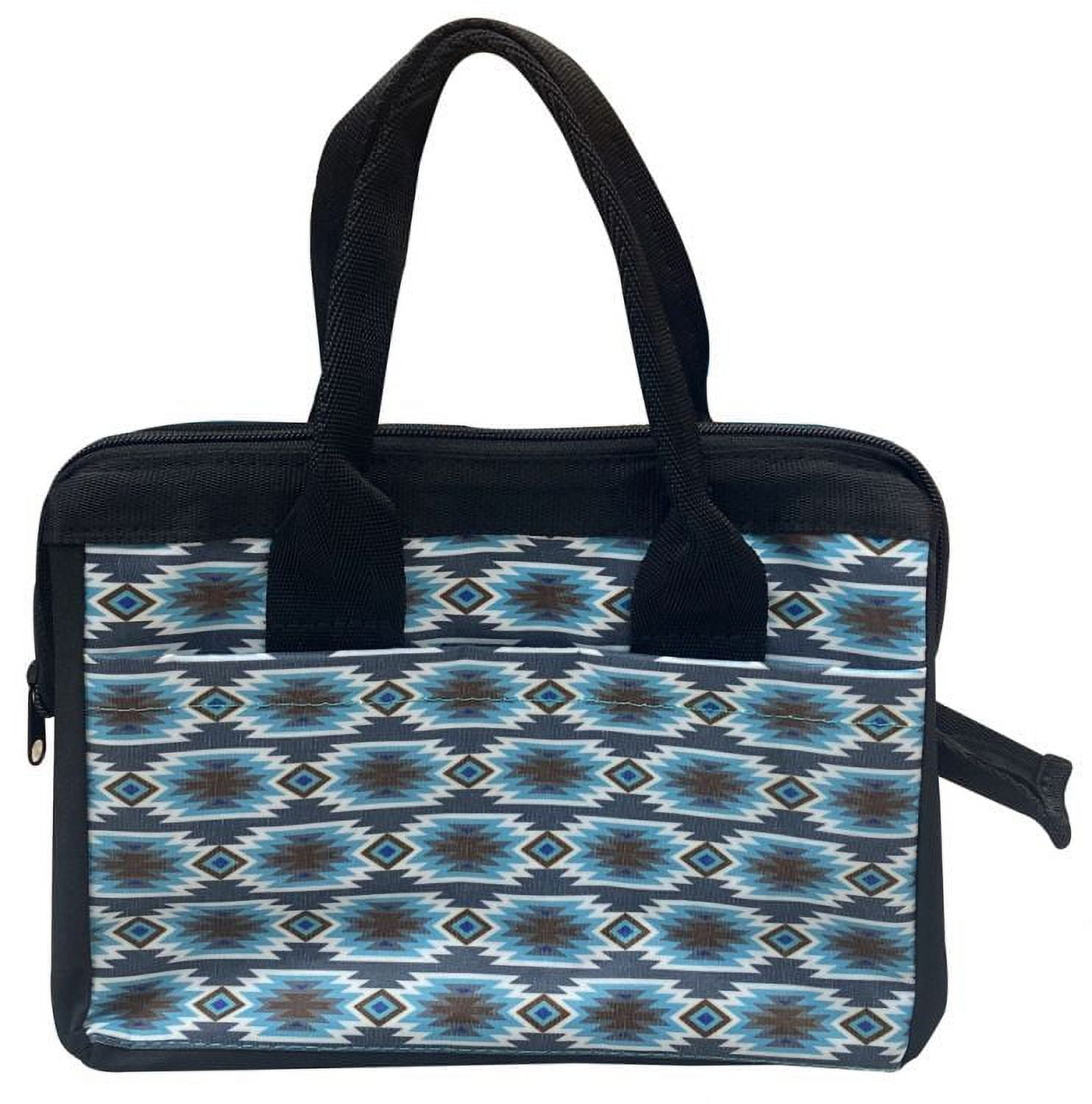 Showman Blue Aztec Print Nylon Tote Bag - Walmart.com