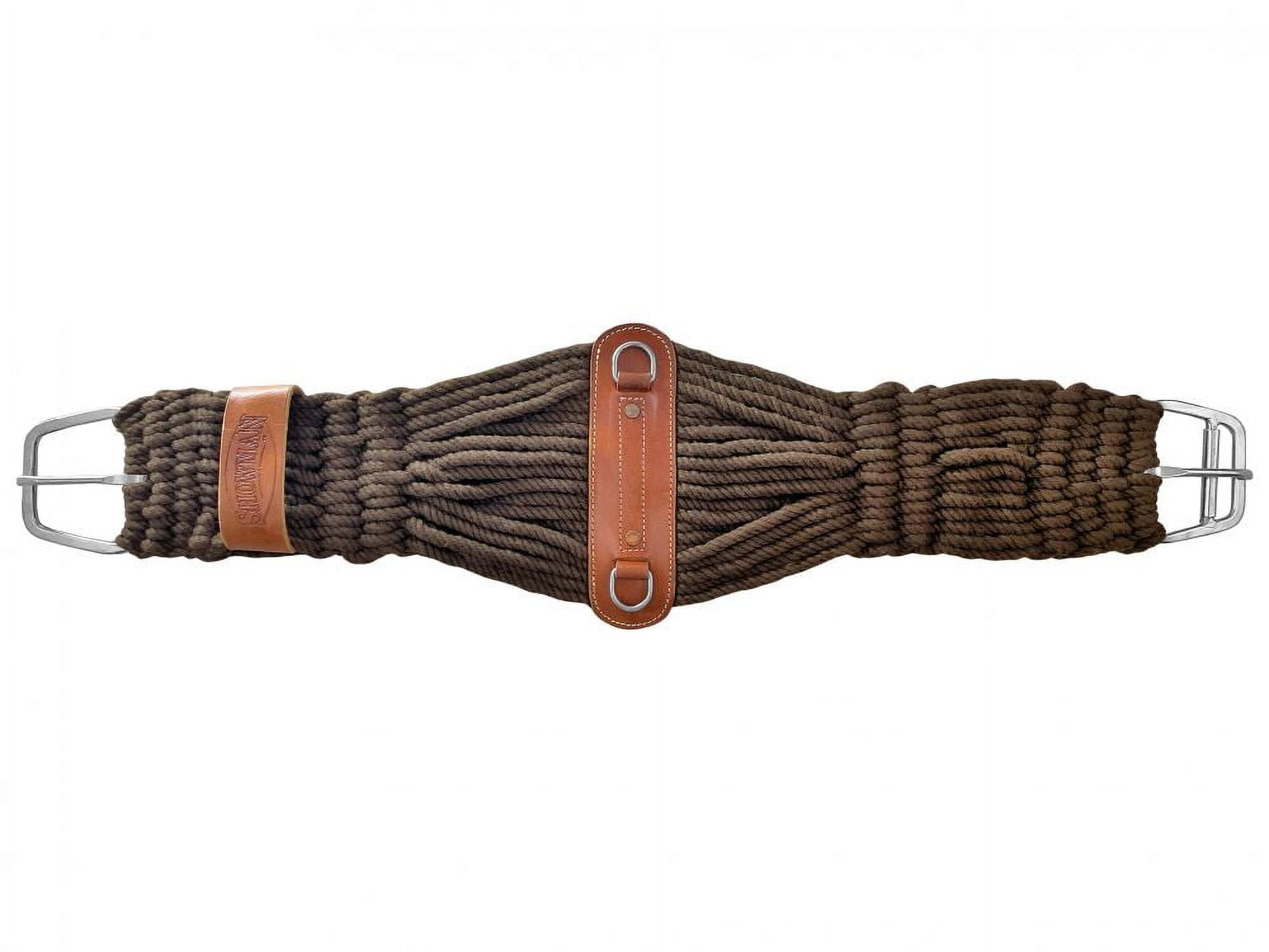 Showman Brown Cotton Blend Double Weave String Roper Girth (32) - Walmart.com