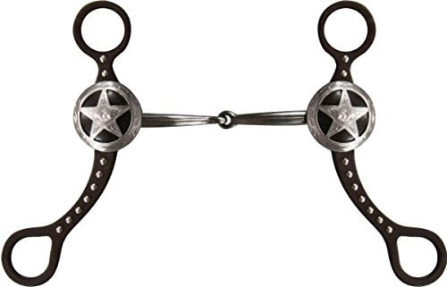 Showman Brown Steel Bit w/ Texas Star Concho & Beading - Walmart.com