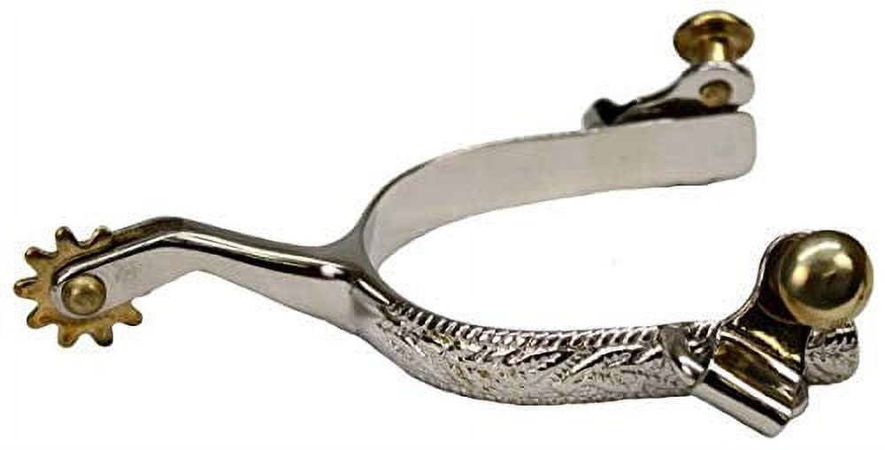 Showman Chrome Plated Ladies Size Engraved Spurs - Walmart.com