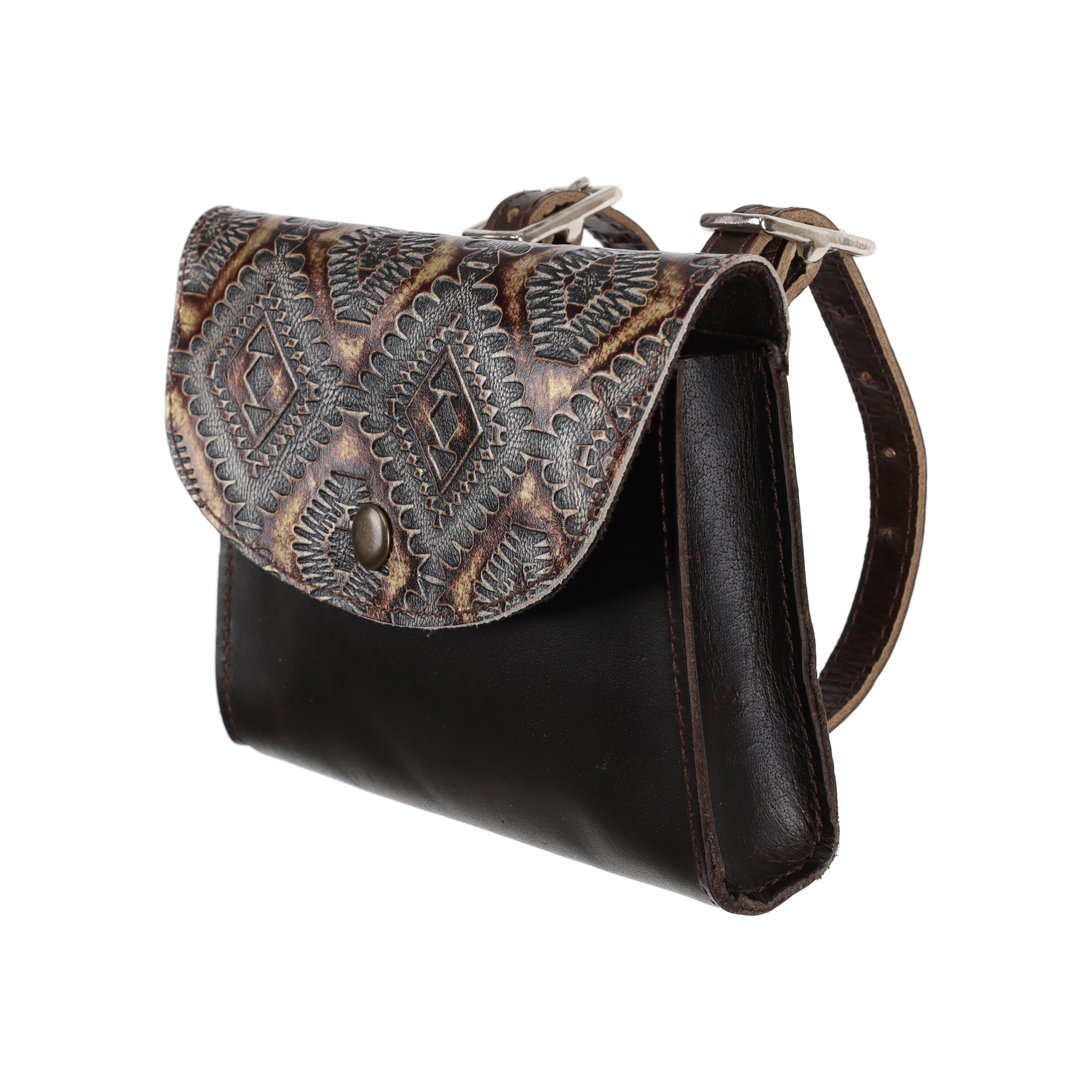 Showman Cowboy Carving Leather Pommel Pouch - Walmart.com