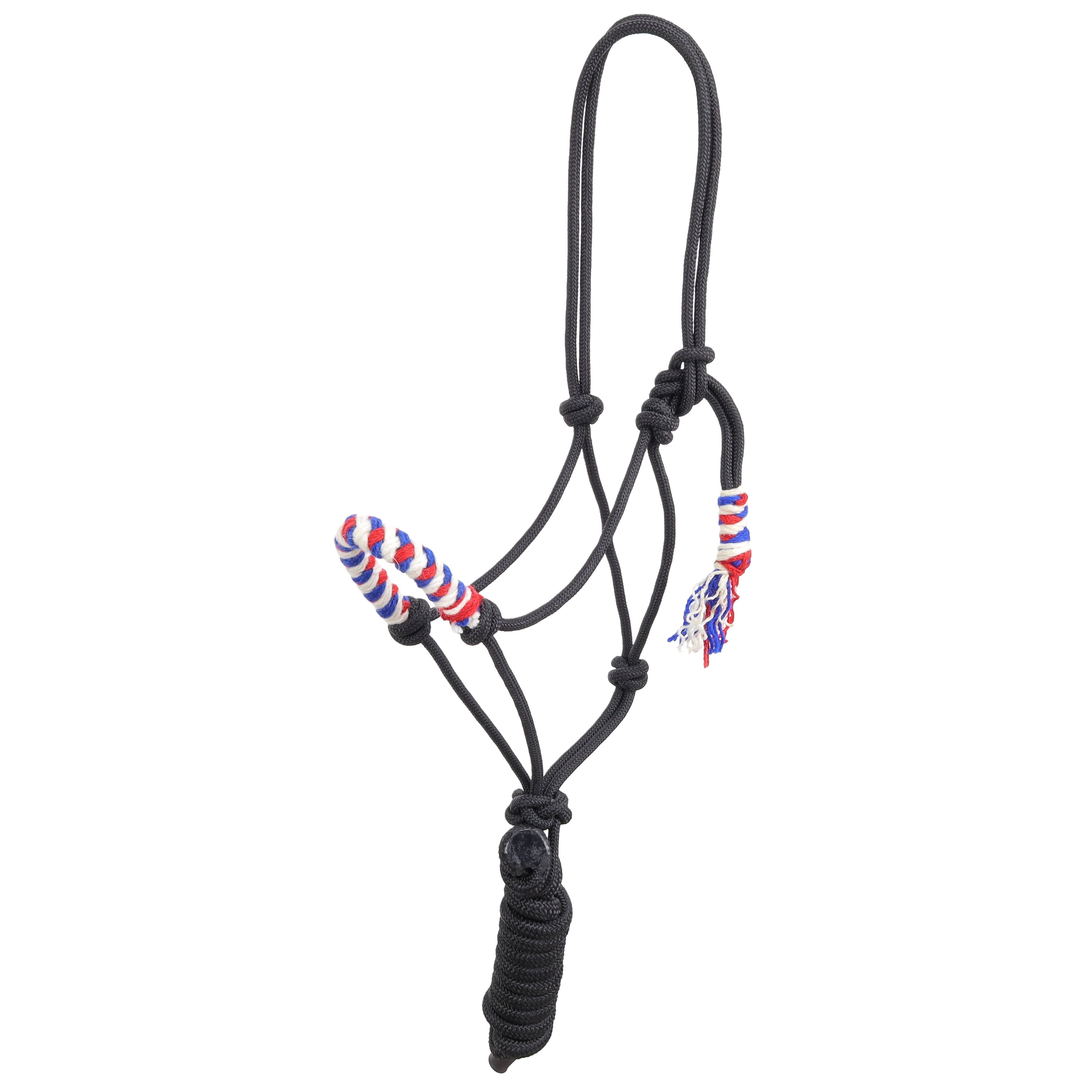 Showman Glory Mohair Wool Nose Cowboy Knot Halter w/ Lead - Walmart.com