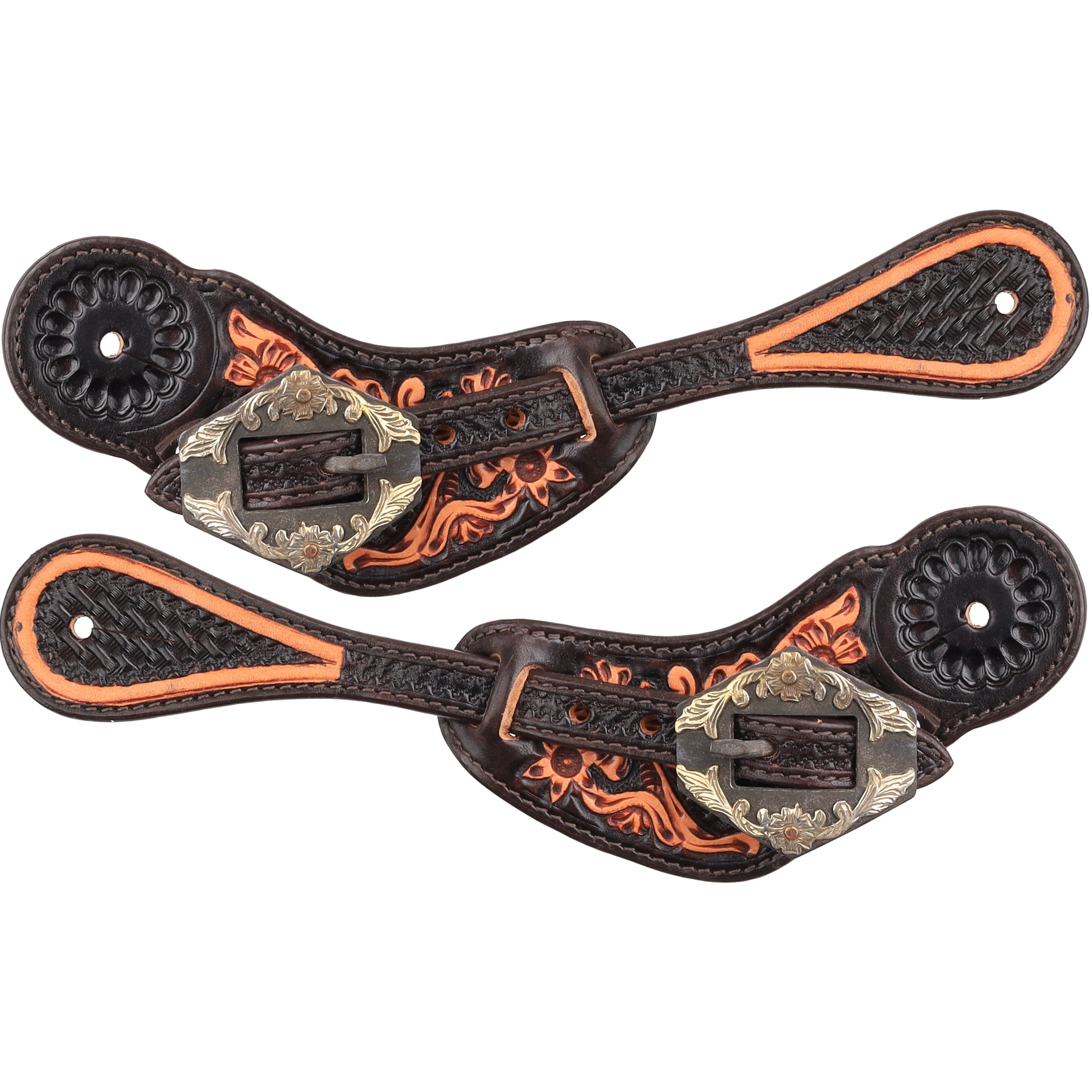 Showman Ladies Gunsmoke Spur Straps - Walmart.com