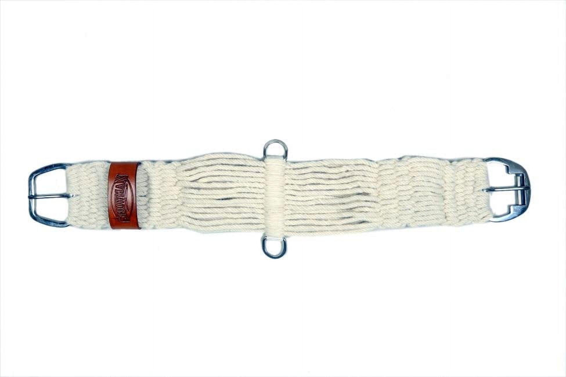 Showman Mohair Straight String Girth w/ Roller Buckle (34") - Walmart.com