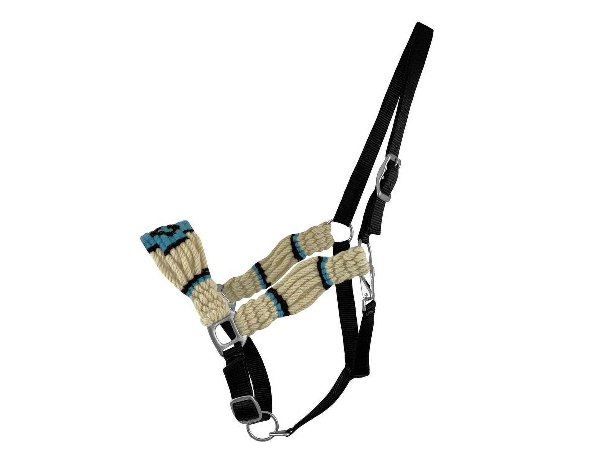 Showman Mohair Wool Bronc Halter w/ Southwest Design - Walmart.com