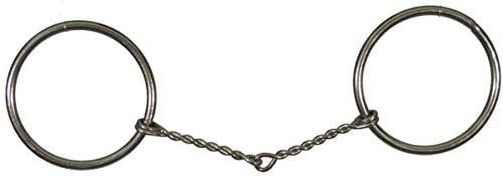 Showman Nickel Plated O-Ring Snaffle Bit - Walmart Business Supplies