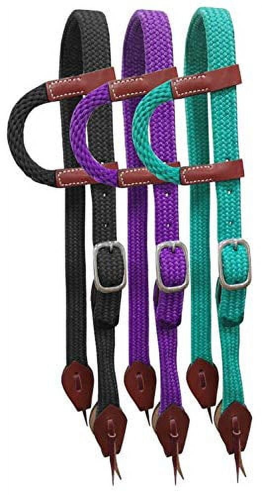 Showman Nylon Single Ear Headstall w/ Leather Accents - Walmart.com