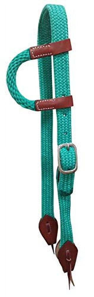 Showman Nylon Single Ear Headstall w/ Leather Accents - Walmart.com
