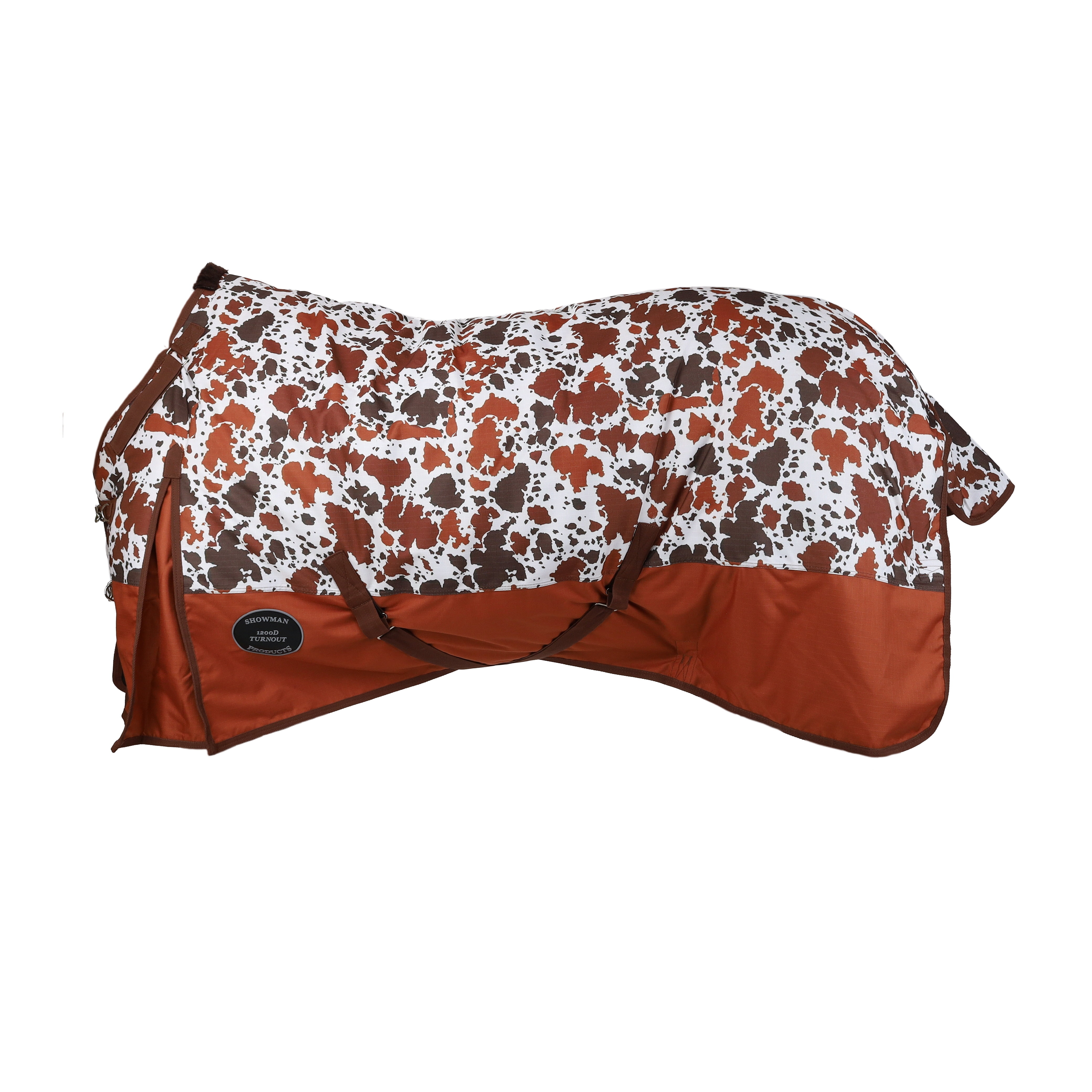 Showman PONY/YEARLING 48"-54" Cow Print 1200D Waterproof & Breathable ...