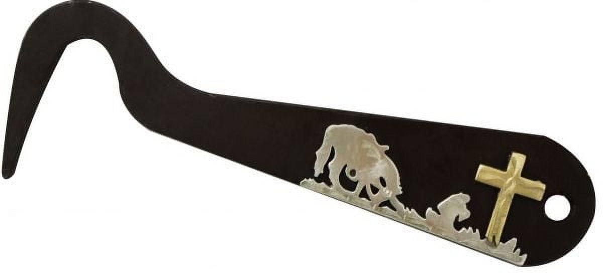 Showman Praying Cowboy Brown Steel Hoof Pick - Walmart.com