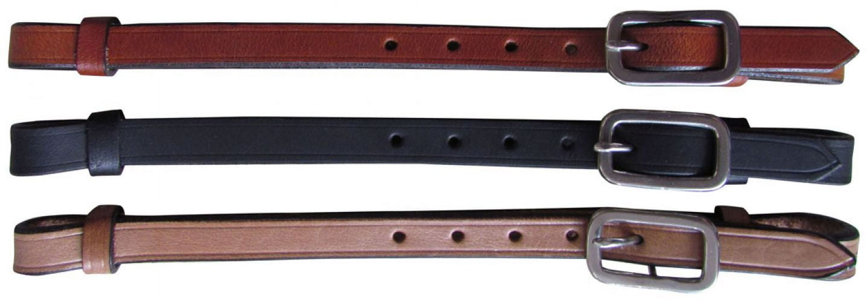 Showman Replacement 5/8" Leather Breast Collar Tug (Black) - Walmart.com